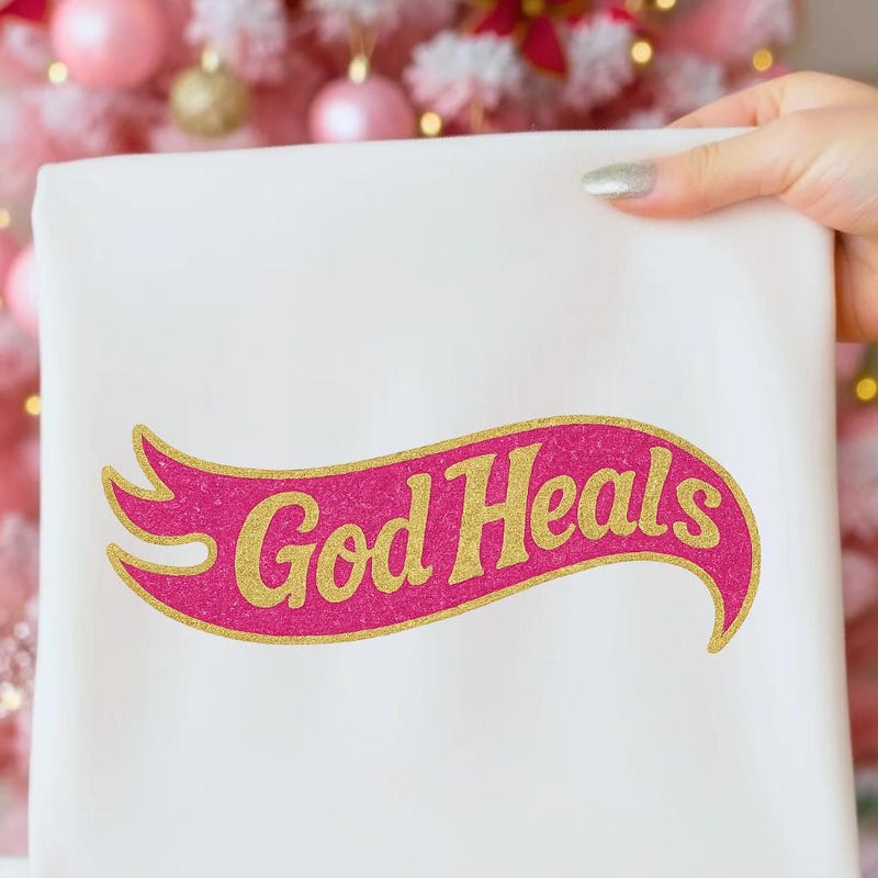 God Heals Transfer - Etsy