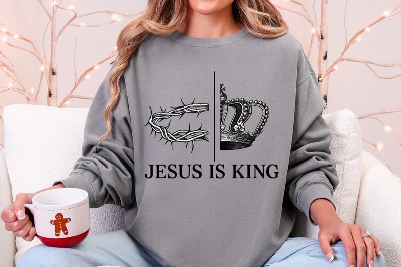 God is King Svg Christian - Etsy