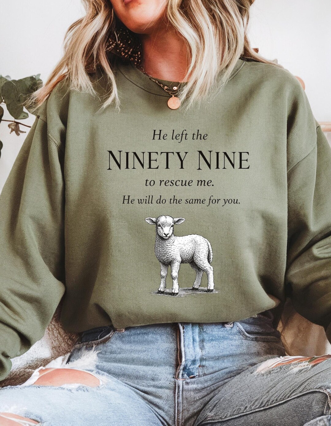 He Left the Ninety Nine Christian PNG, Lamb of God Scripture Art, Faith ...