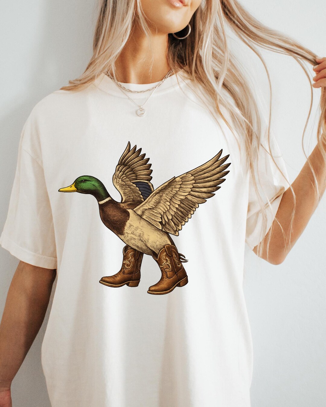 Cowboy Boots Mallard Duck PNG, Western Clipart (digital Download) - Etsy