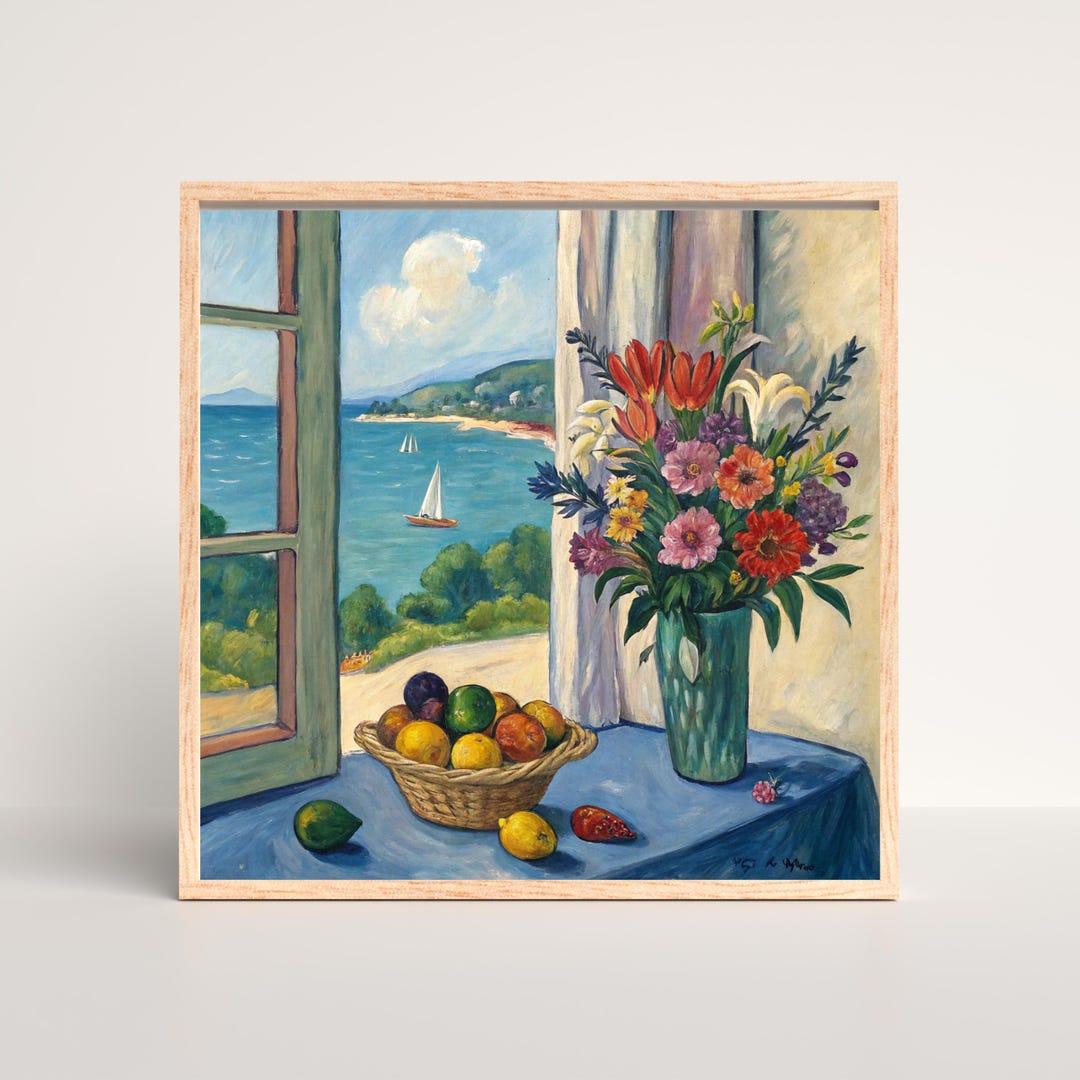Henri Matisse Open Window Fauvism Painting, Sailing Art, Costal ...