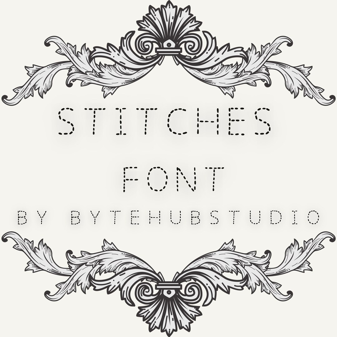 Stitches Font Ttf, Otf, Handwritten Fonts,study Fonts,fonts for Canva ...