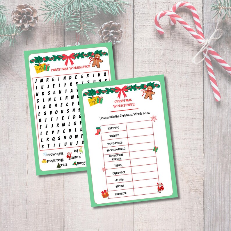 Christmas Activity Pages Christmas Word Search Christmas Colouring ...