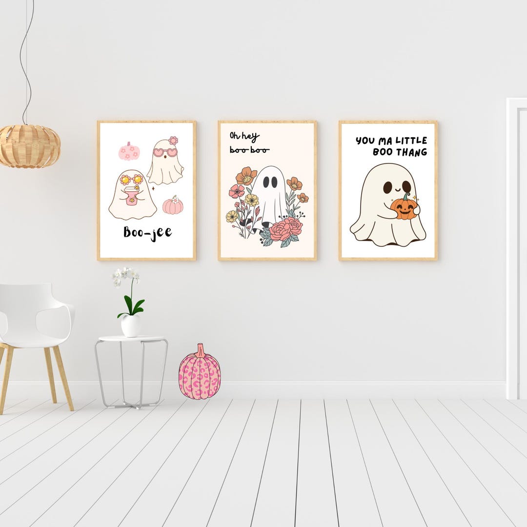 Halloween Prints Halloween PRINTABLE Wall Art Halloween Party Decor ...