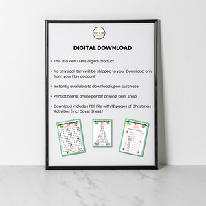 Christmas Activity Pages Christmas Word Search Christmas Colouring ...