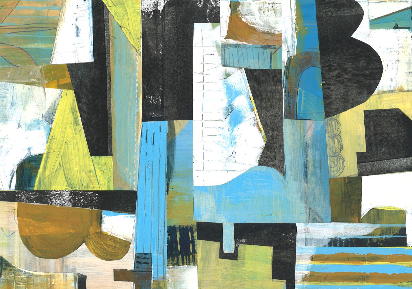 Abstract Painting, Abstract Wall Art, Living Room Decor, Gift for Him ...