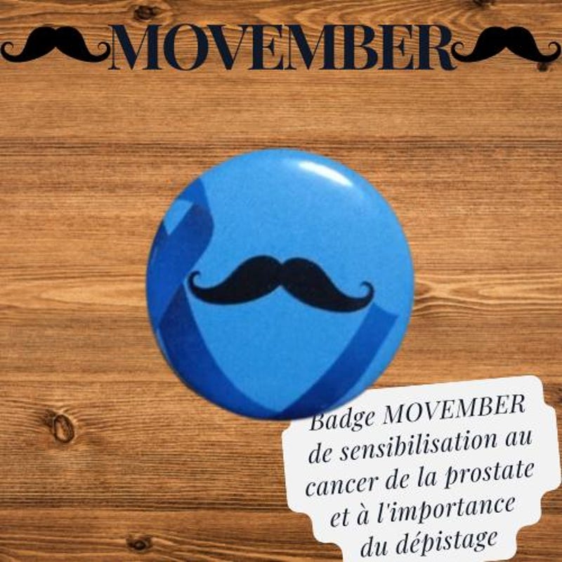Movember pins - Etsy France