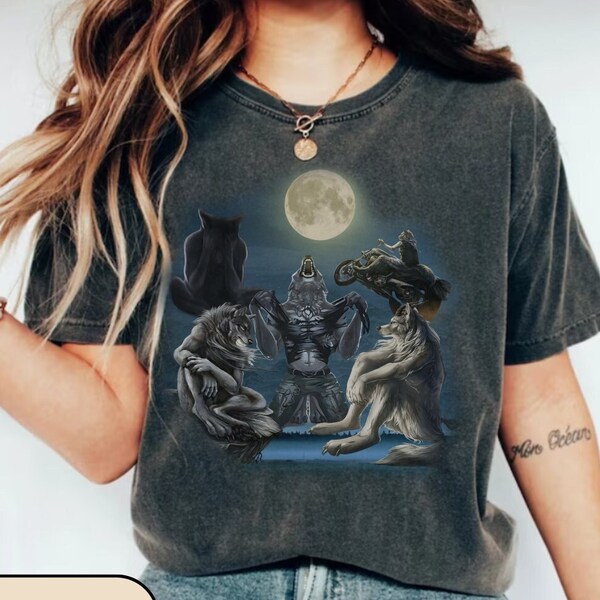 Wolf Ripping Shirt - Etsy