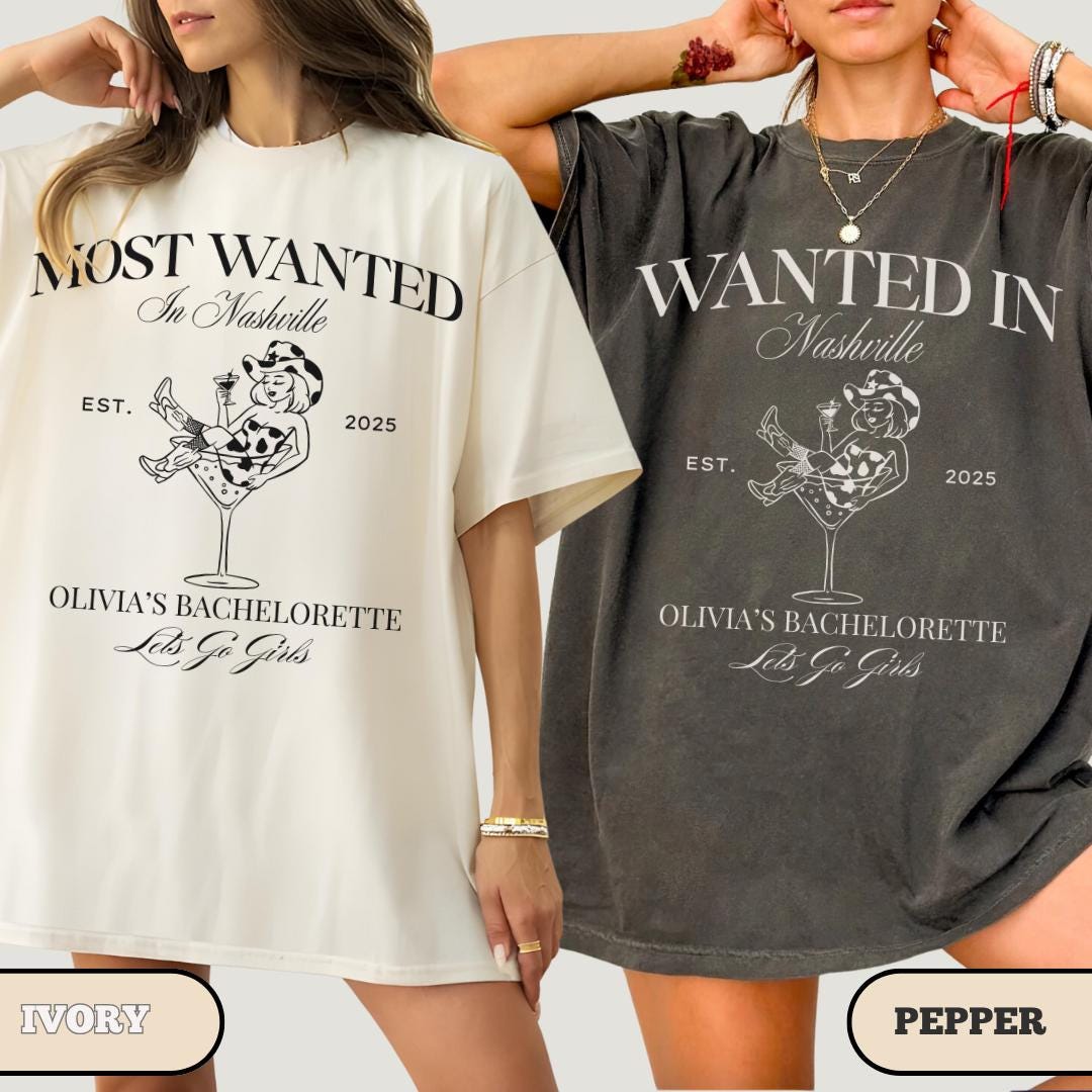 Most Wanted Custom Nashville Bachelorette Shirts, Social Club Shirt ...