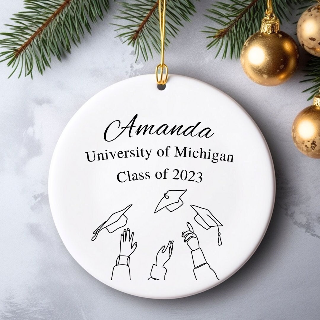 Personalized Graduation Ornament College Ornament Graduation - Etsy