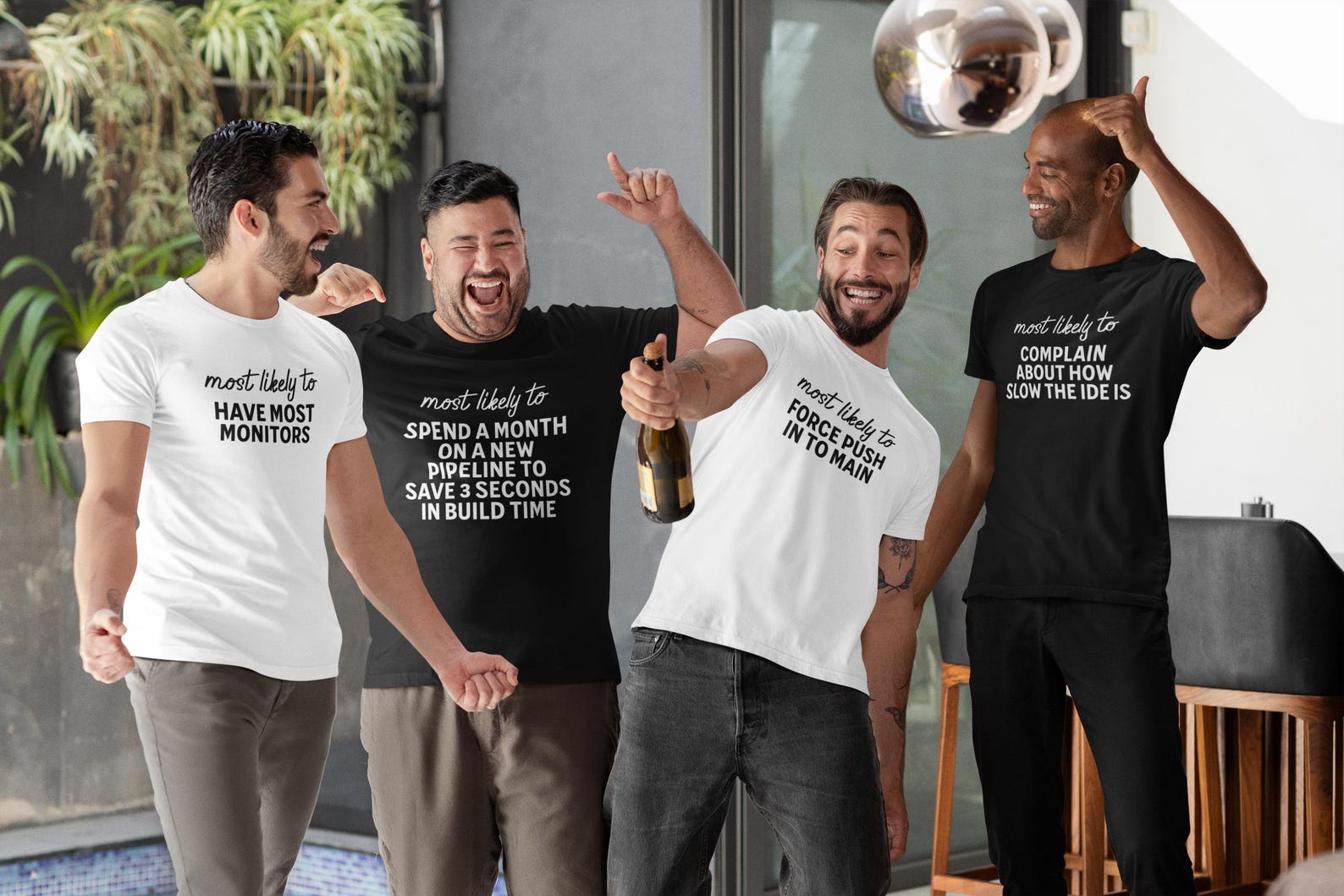 Most Likely to Shirt | Custom Tech Team Shirts, Funny Coding Group Gift ...