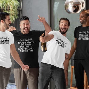 Funny Work Party Team Shirts | Custom Tech Gift - Etsy
