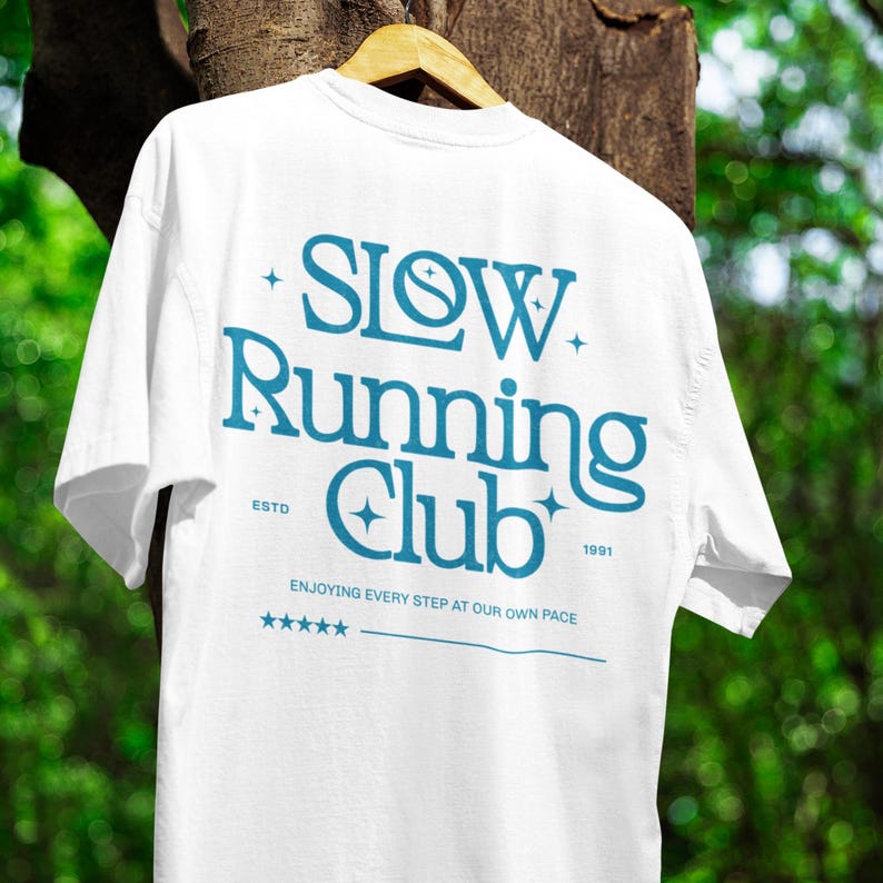 Slow Running Club Shirt: Comfort Colors® Graphic Tee - Etsy
