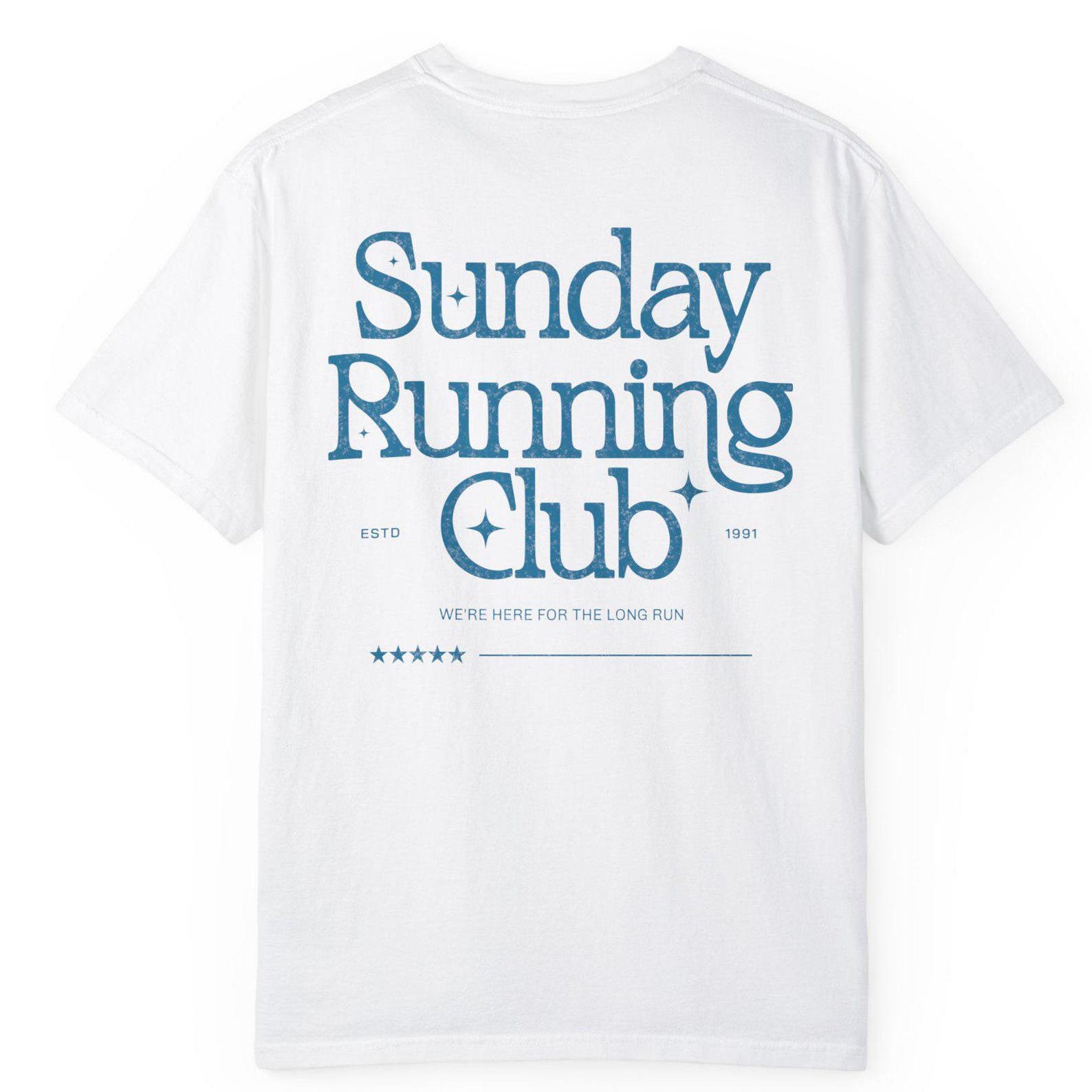 Sunday Running Club Shirt Comfort Colors® Motivational Tee Fall ...