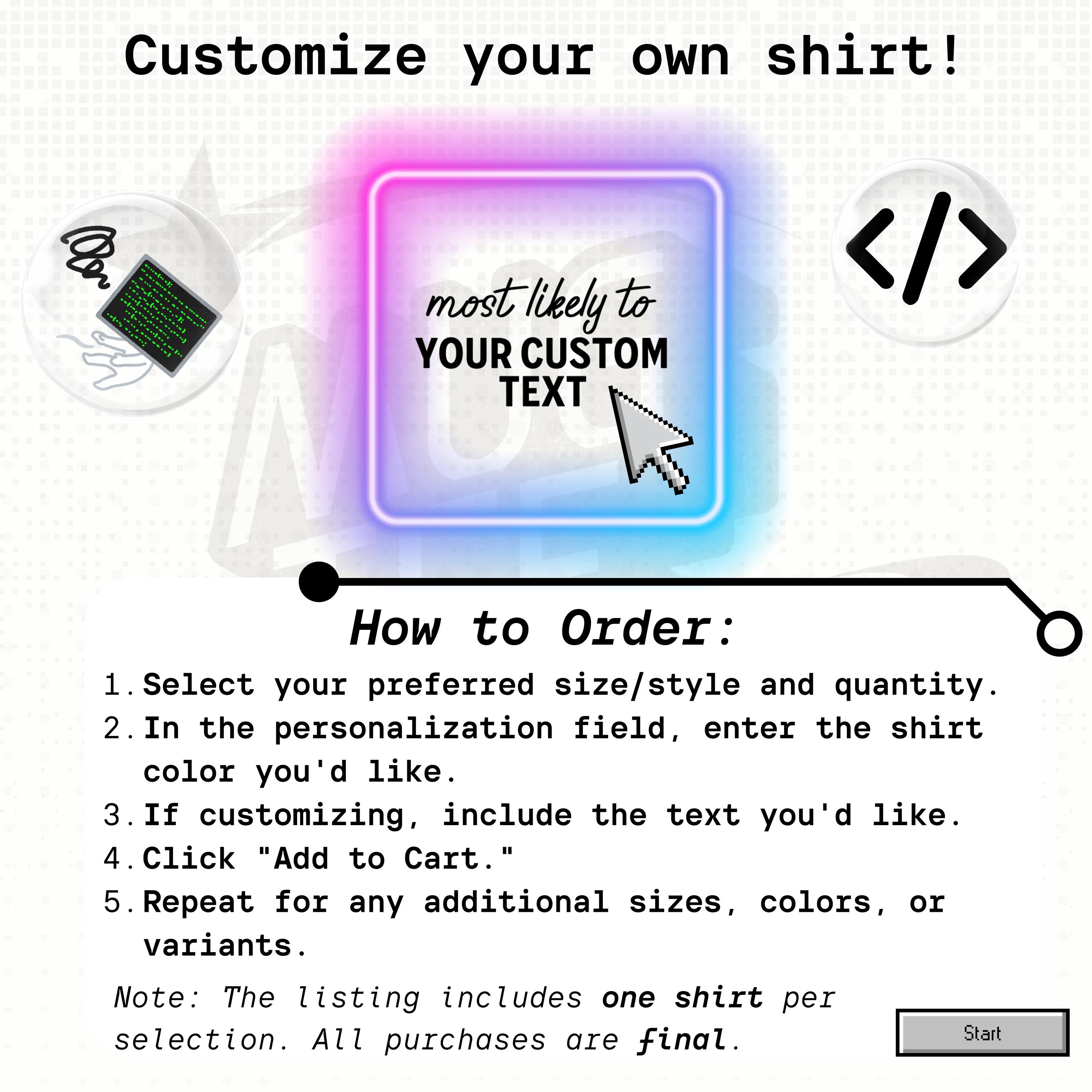 Most Likely to Shirt | Custom Tech Team Shirts, Funny Coding Group Gift ...