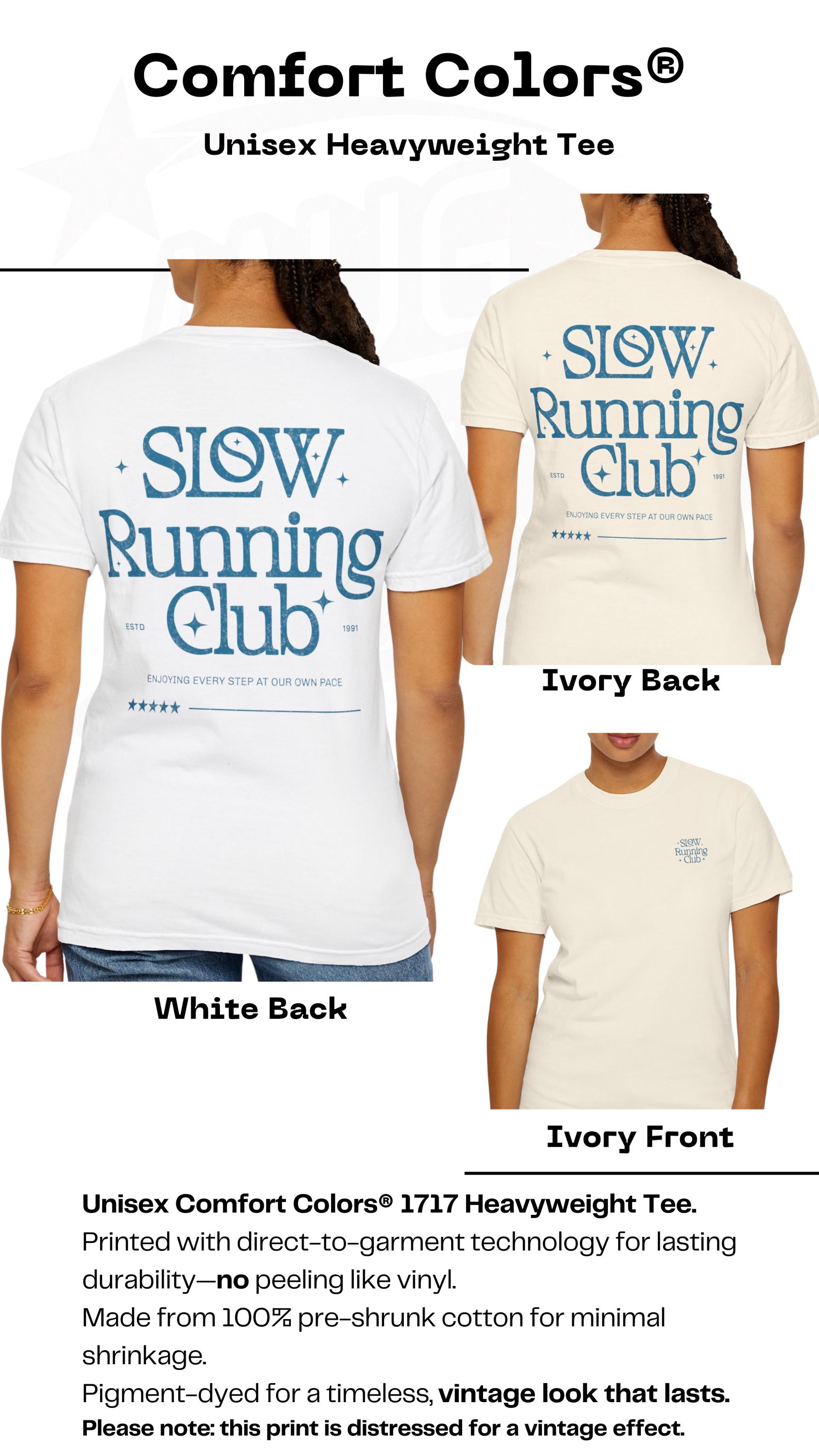 Slow Running Club Shirt: Comfort Colors® Graphic Tee - Etsy