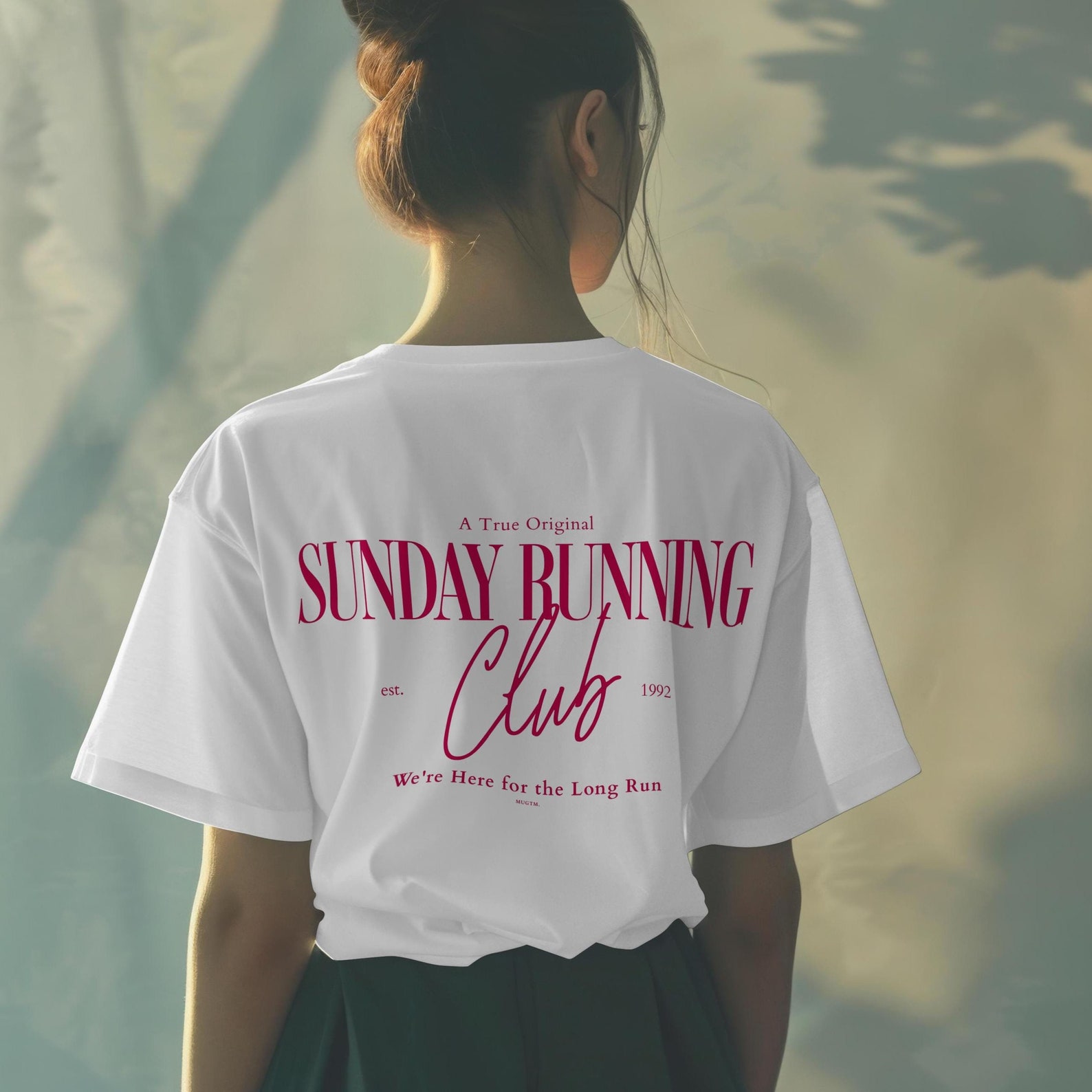 Sunday Running Club Comfort Colors® Tee: Trendy Workout Shirt - Etsy