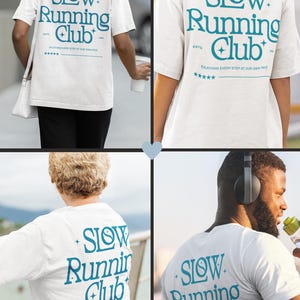Slow Running Club Shirt: Comfort Colors® Relaxed Fit Tee - Etsy