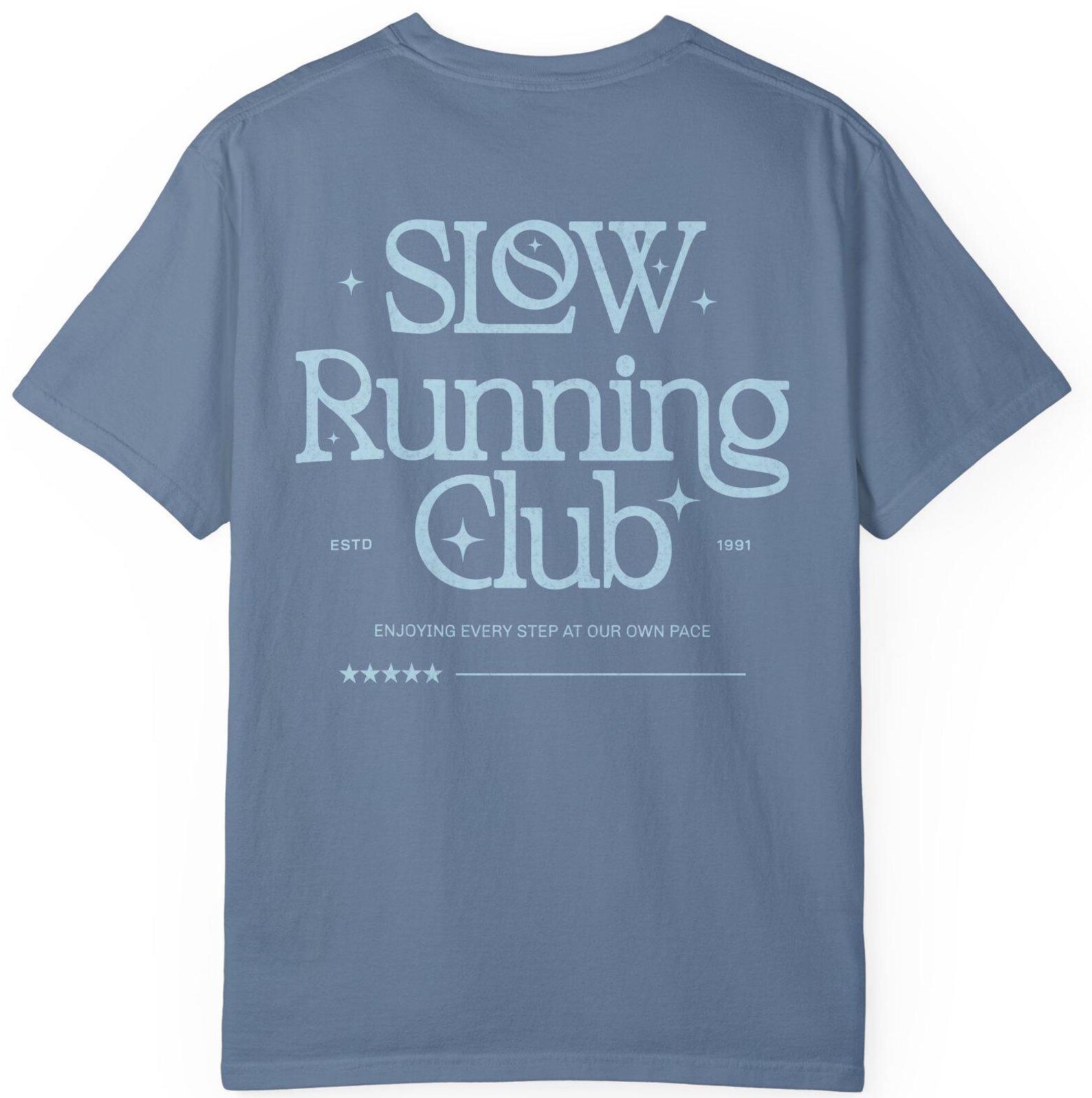 Slow Running Club Shirt: Comfort Colors® Cotton Tee - Etsy