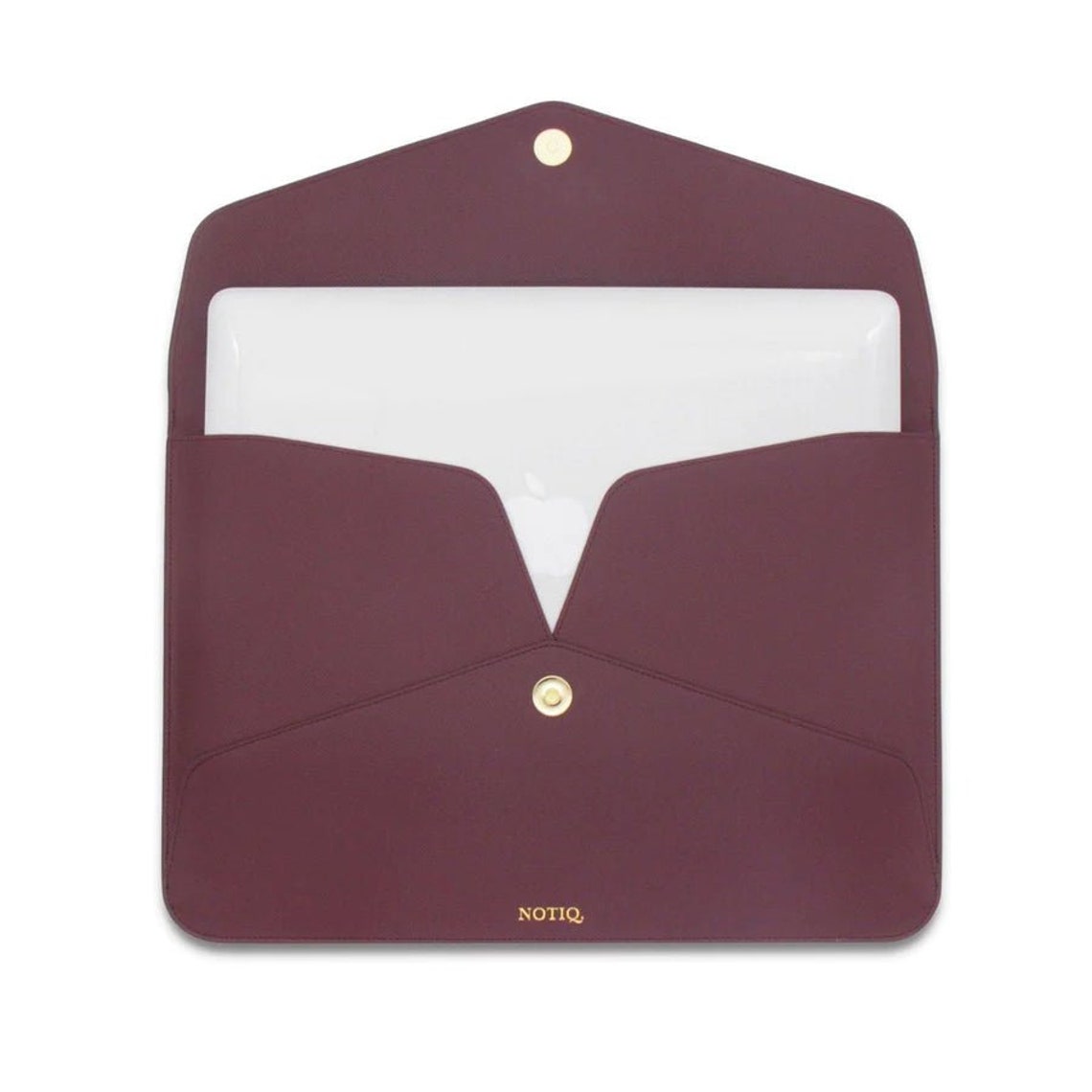 NOTIQ | Laptop Case Tech Clutch | Mulberry Pebble - Etsy