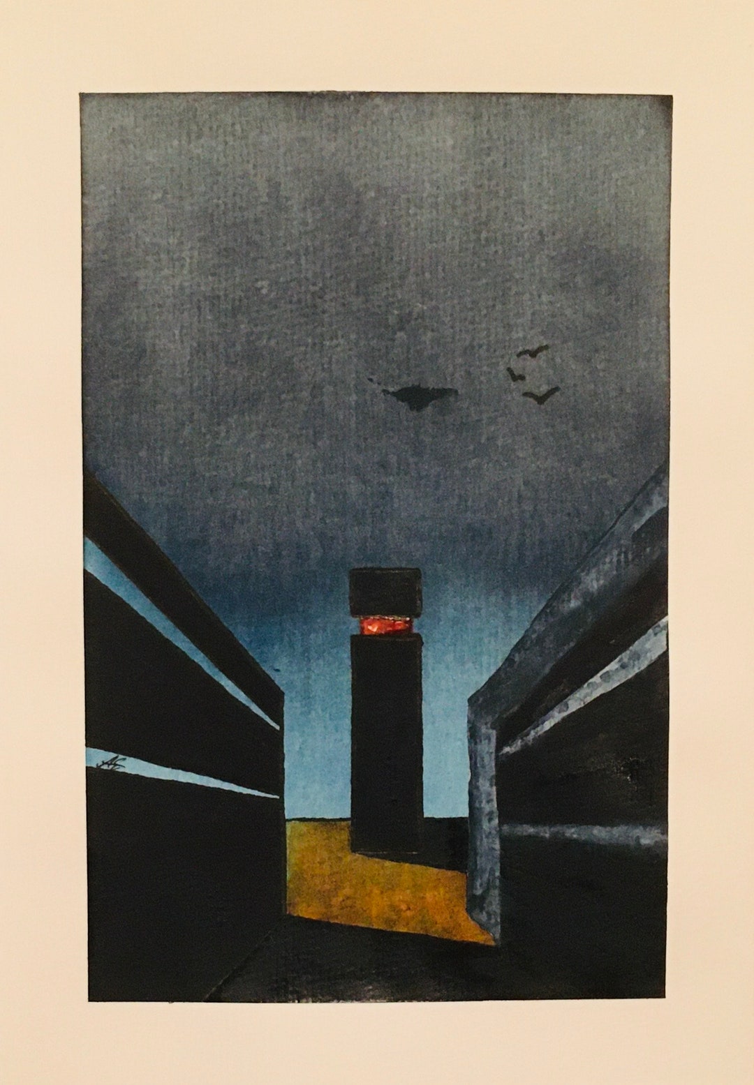 The Monument. Signed Original by Alexander Ehmann. - Etsy