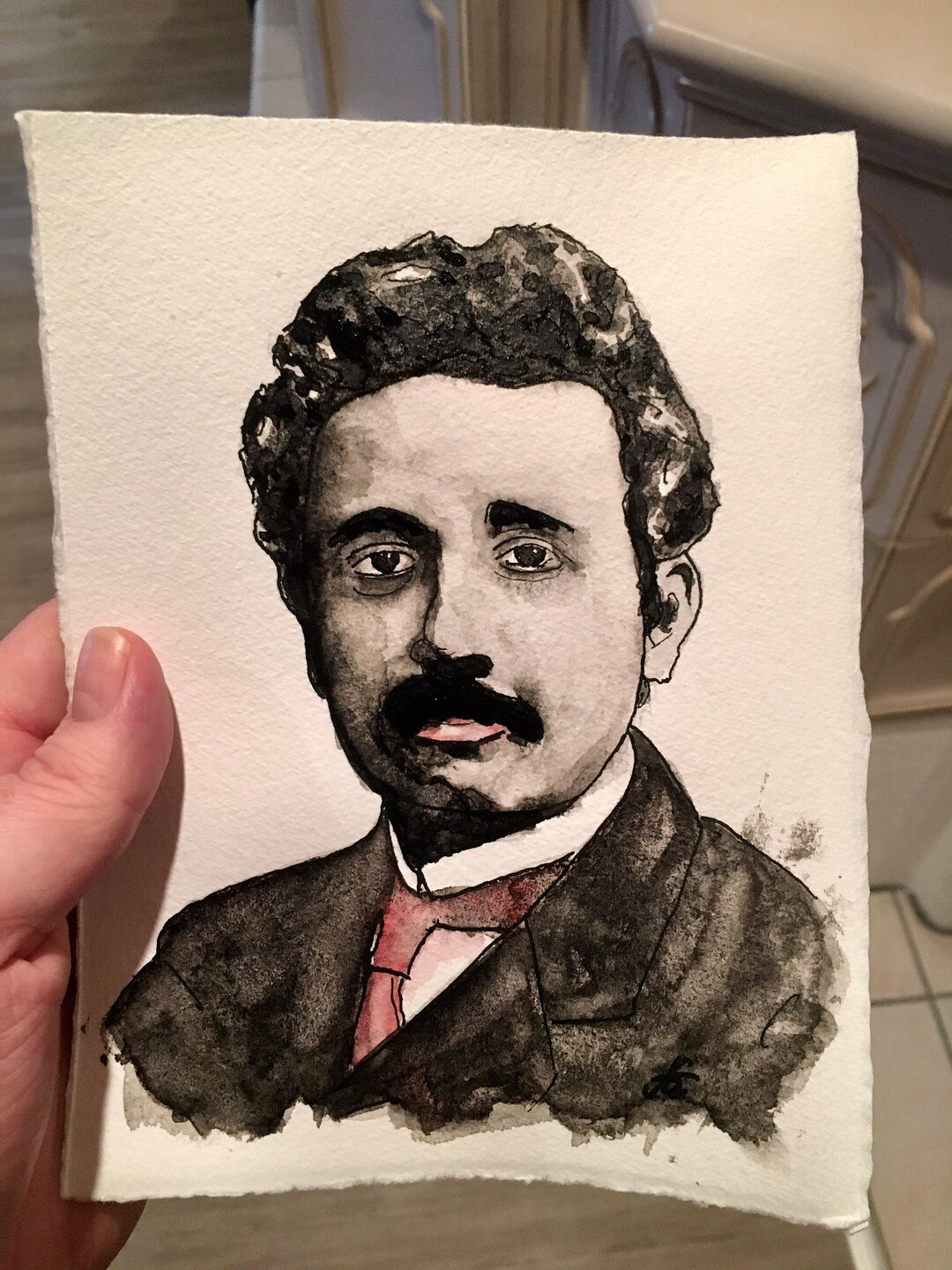 Albert Einstein 1912. Signed Original by Alexander Ehmann. - Etsy
