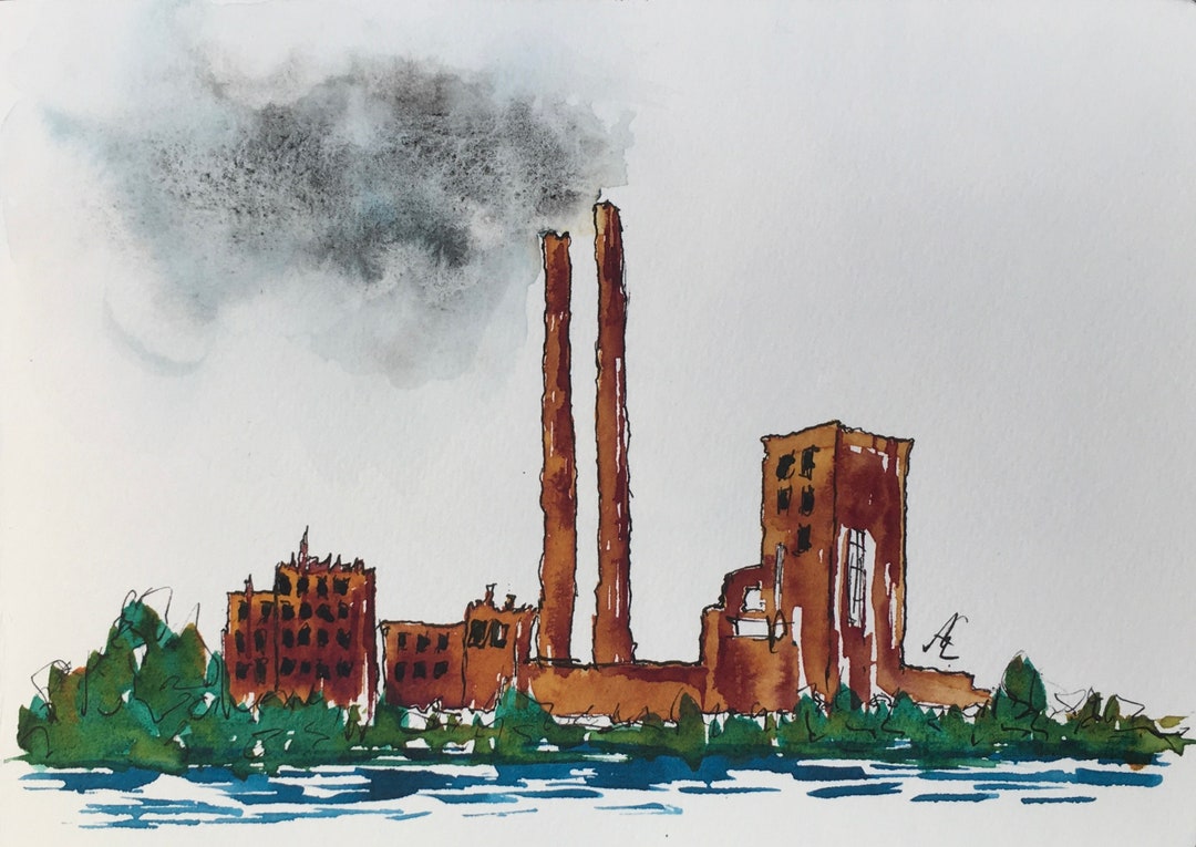 Kraftwerk. Signed Original by Alexander Ehmann. - Etsy