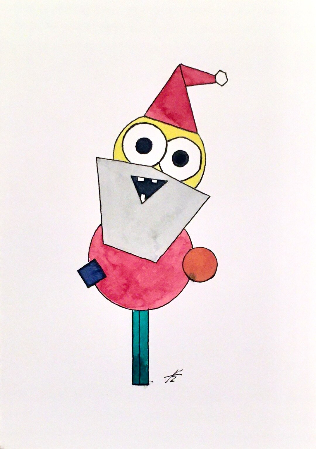 Niko L. From Santa Claushausen. Signed Original by Alexander Ehmann. - Etsy