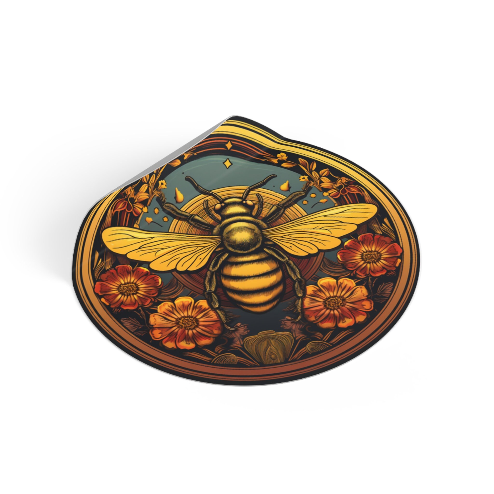 Save the Bees Sticker Vinyl Waterproof Honey Bee Decal Bumblebee Nature ...