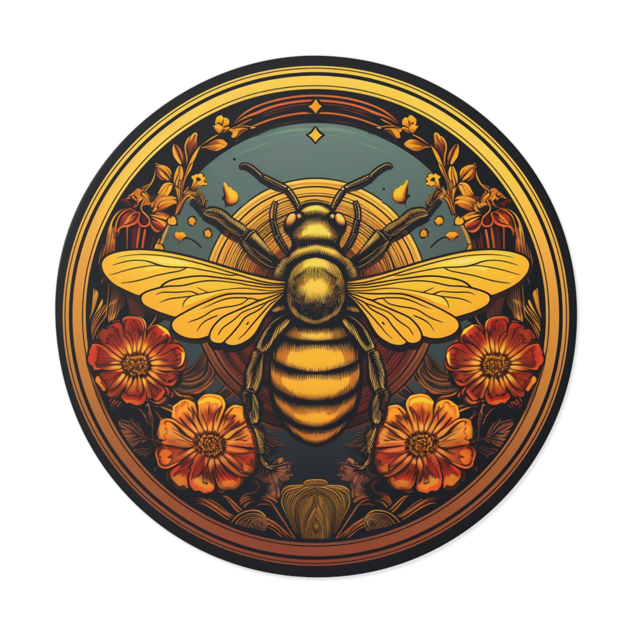Save the Bees Sticker Vinyl Waterproof Honey Bee Decal Bumblebee Nature ...