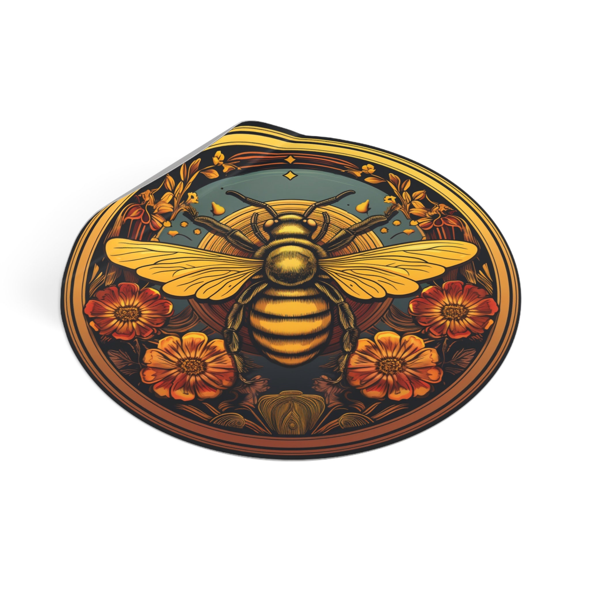 Save the Bees Sticker Vinyl Waterproof Honey Bee Decal Bumblebee Nature ...