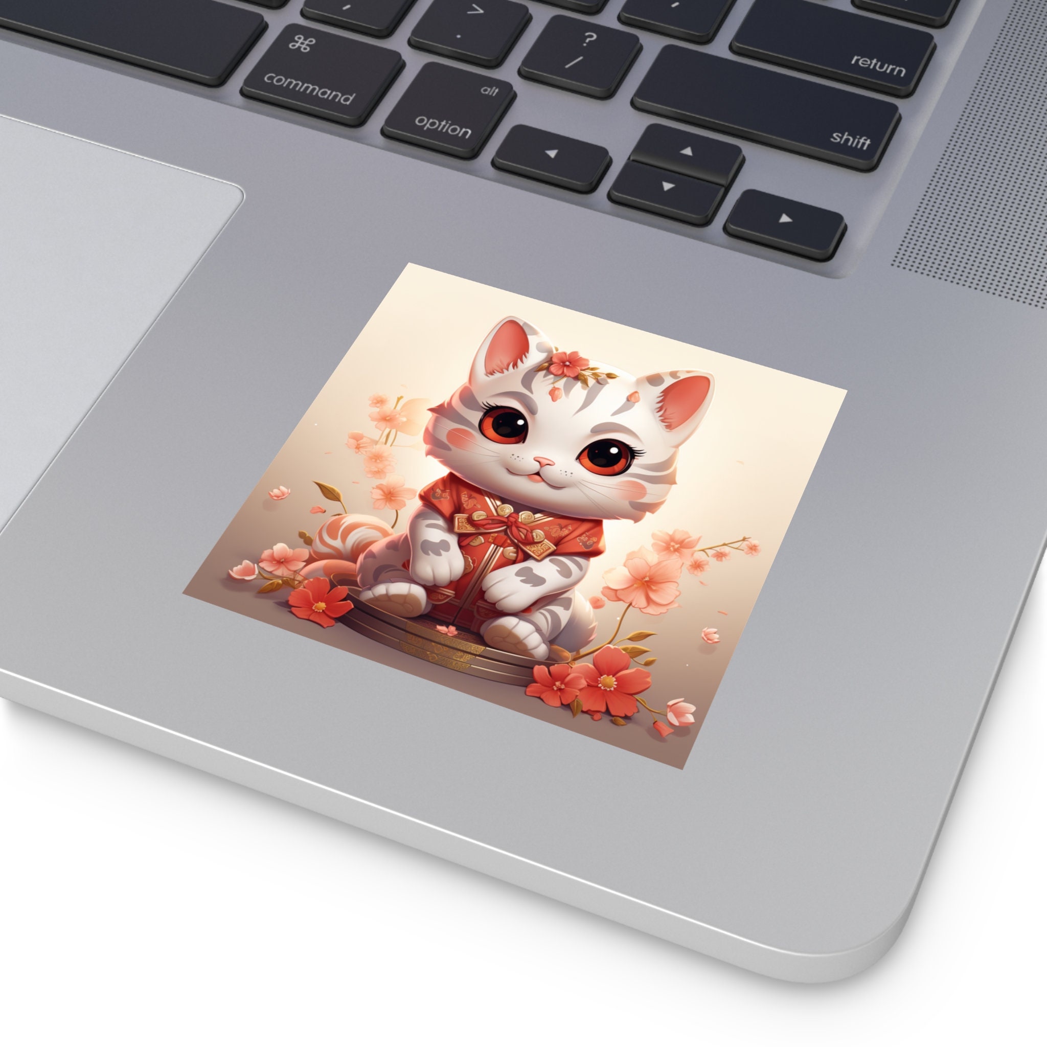 Japanese Lucky Cat Maneki Neko Sticker Vinyl Waterproof Good - Etsy
