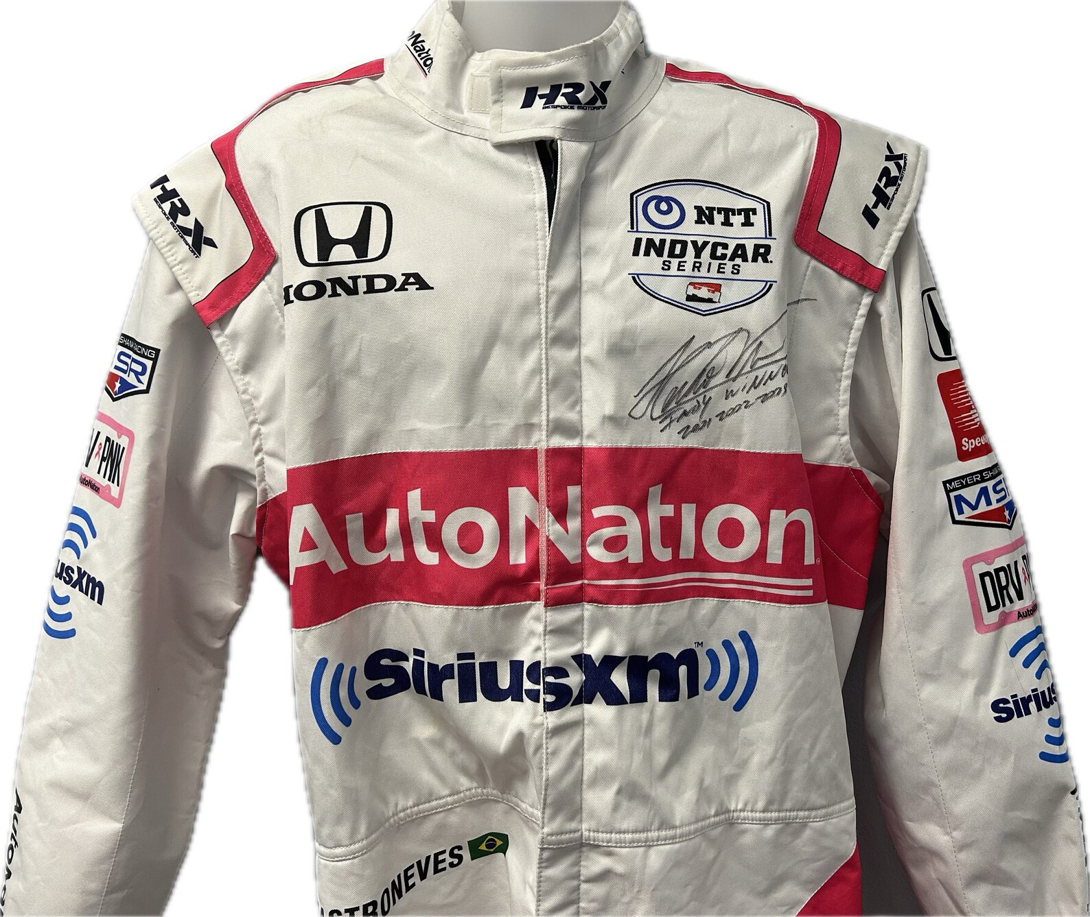 Helio Castroneves Replica Driver Suit Indy 500 2021 Hand Signed by ...
