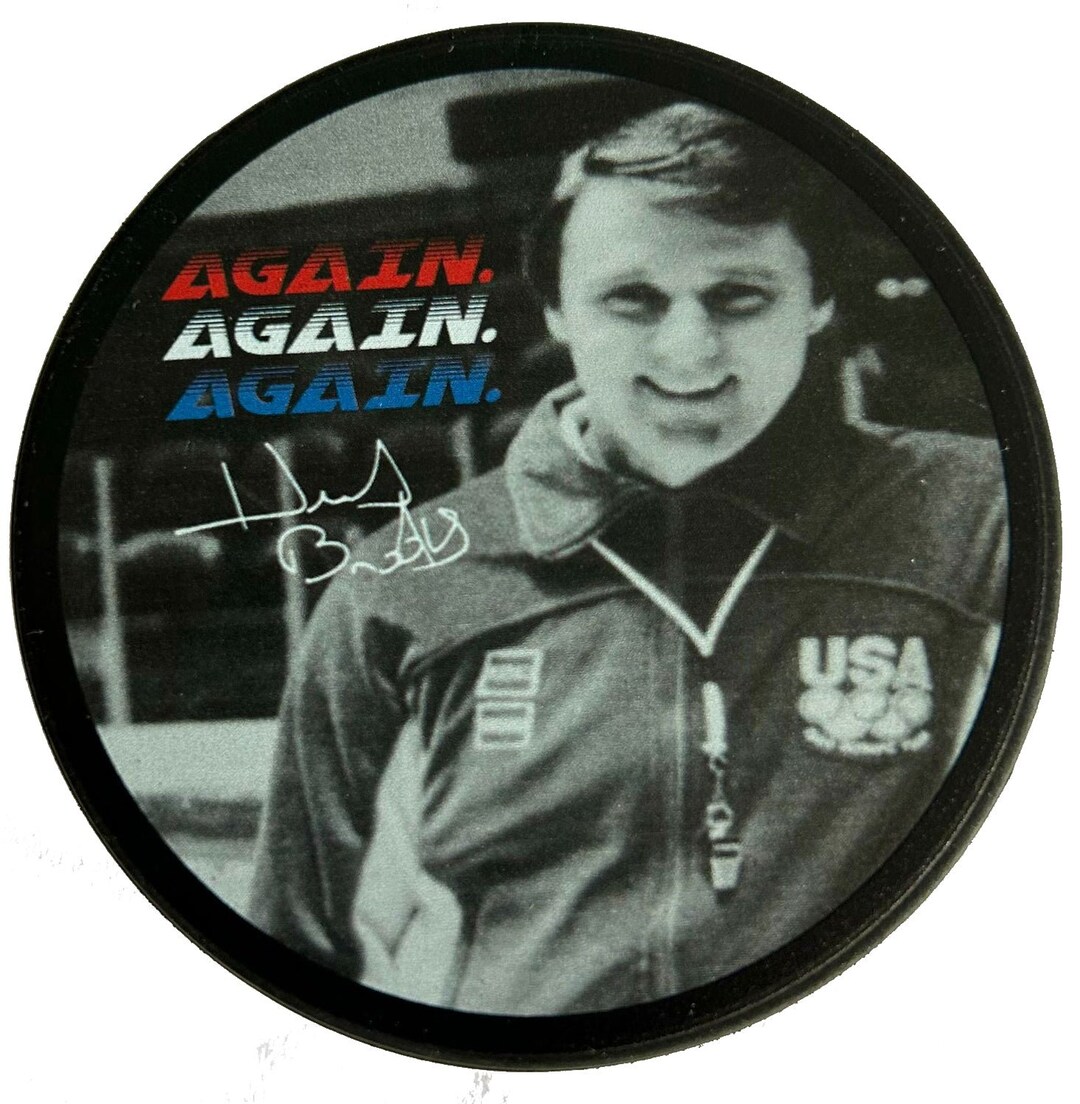 Herb Brooks Again Again Again Miracle on Ice 1980 Puck - Etsy