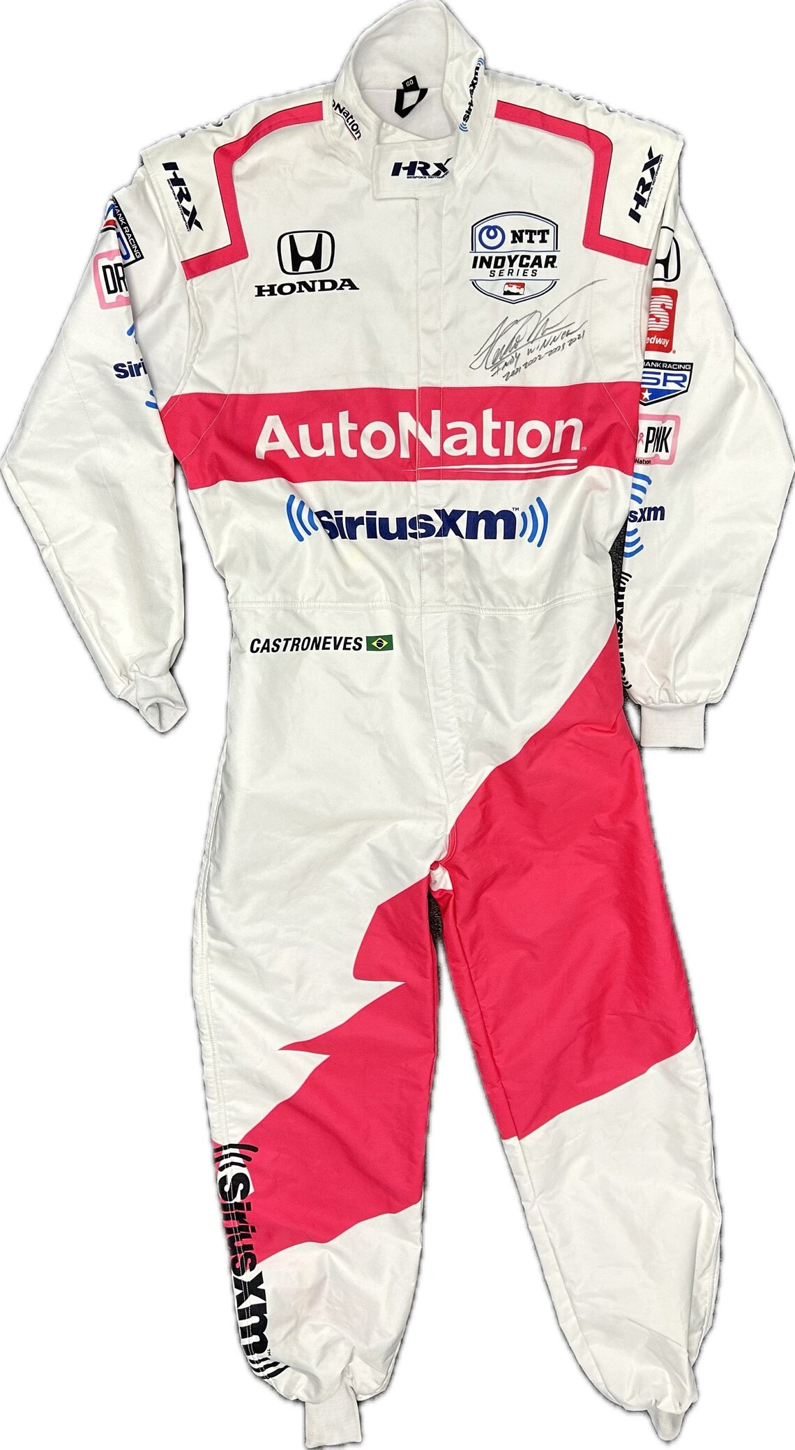 Helio Castroneves Replica Driver Suit Indy 500 2021 Hand Signed by ...