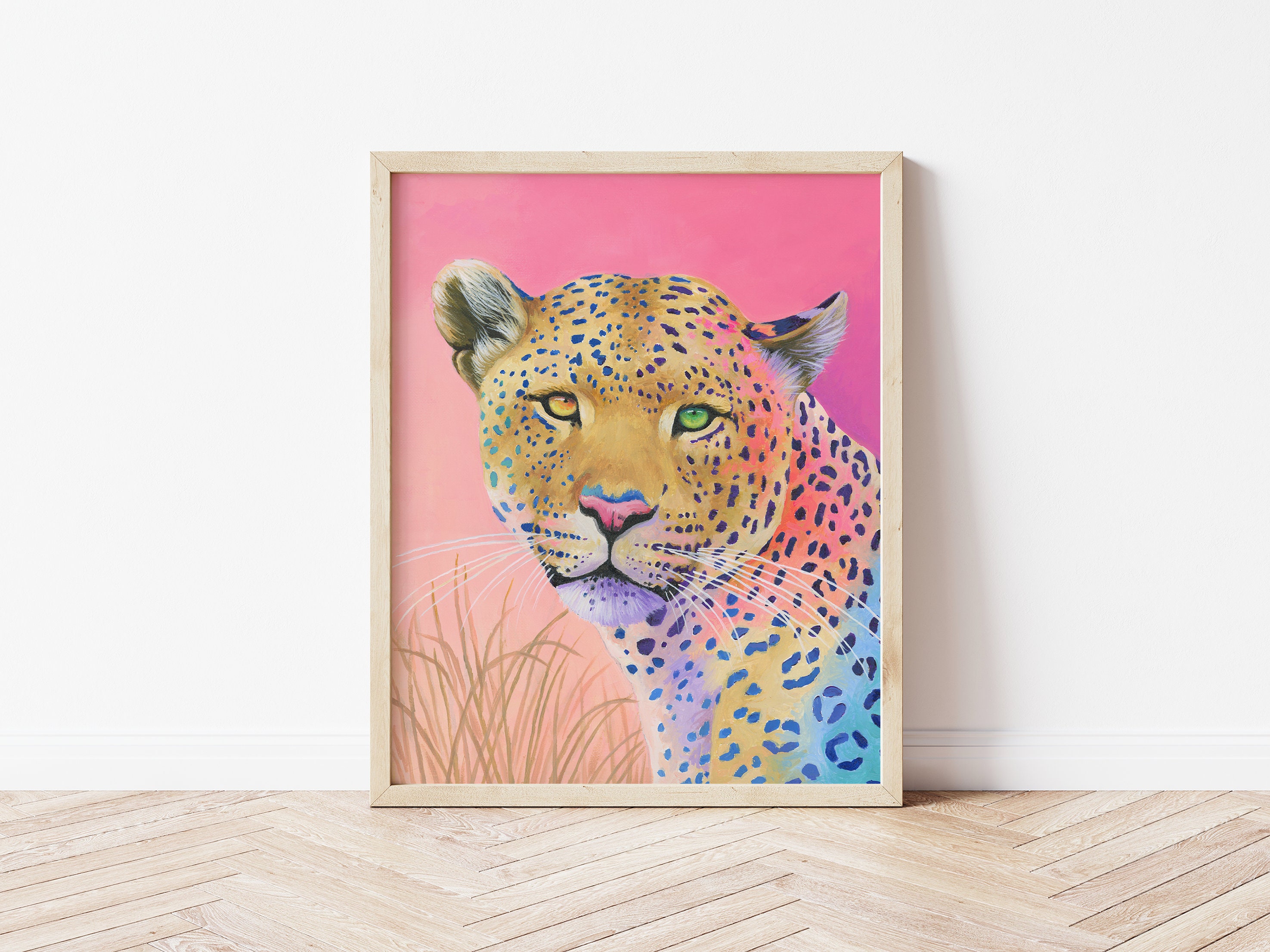 Fine Art Jaguar Print, Pink, Jaguar Art Print, Jaguar Wall Art, Pink ...