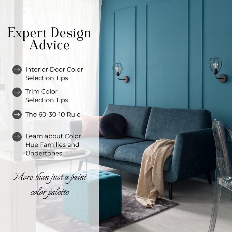 Aegean Teal Color Palette Benjamin Moore Whole House Palette Beach ...