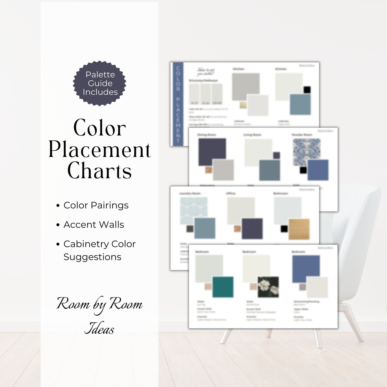 Blue Nova Benjamin Moore Color Palette, 2024 Color of the Year Home ...