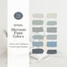 Crushed Ice Color Palette Sherwin Williams Paint Palette Interior Blue ...