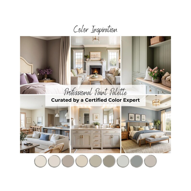 Sherwin Williams Greige Color Palette, Timeless Paint Colors, Warm ...