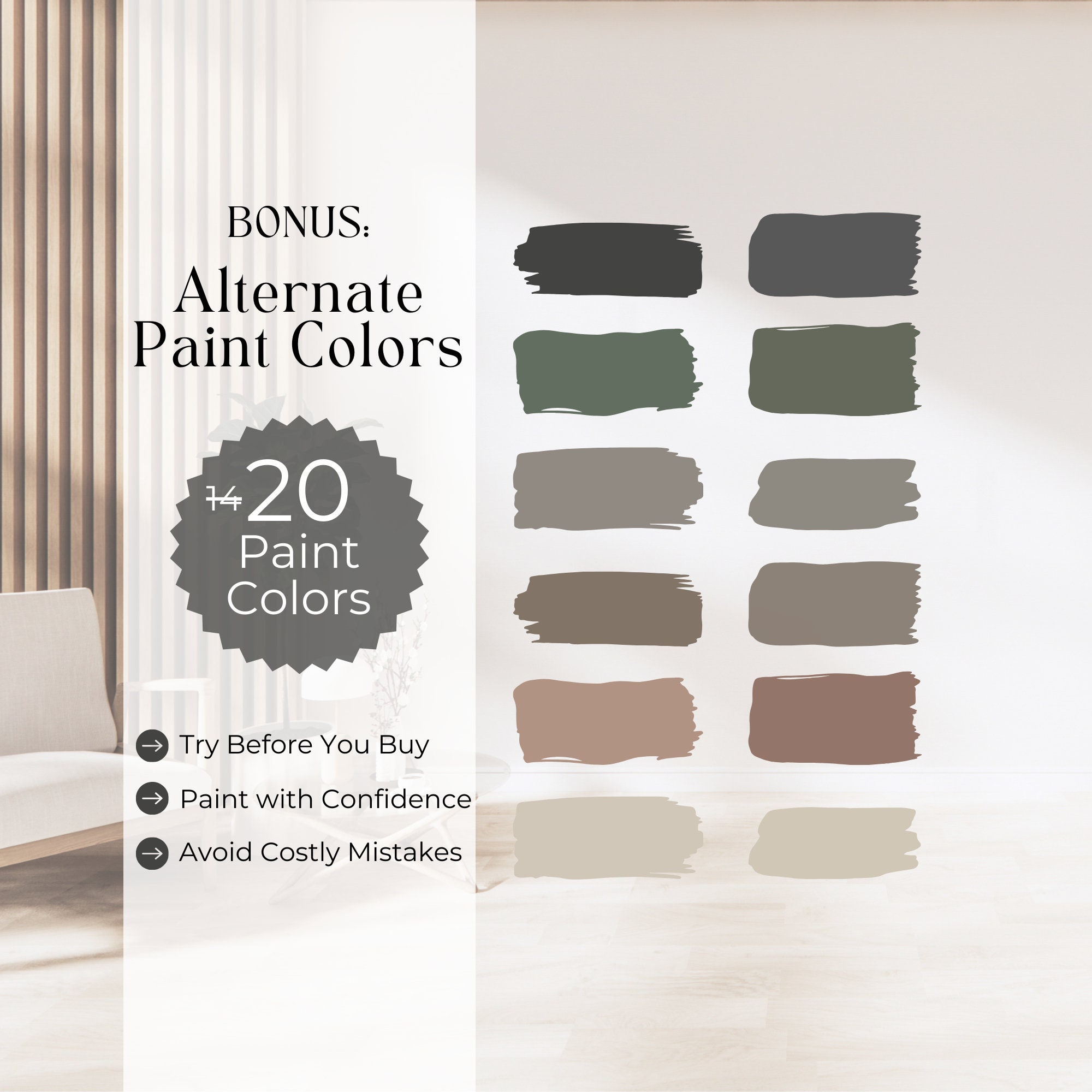 Iron Ore Color Palette | Sherwin Williams | Earthy Neutral Paint | Warm ...