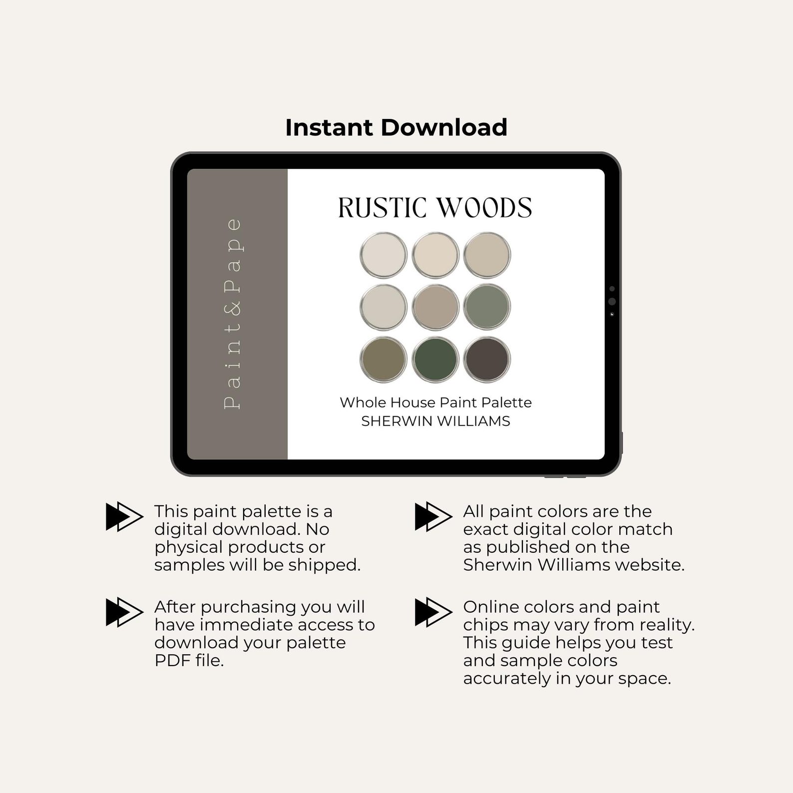 Sherwin Williams Rustic Woods Paint Palette, Sherwin Williams Green ...