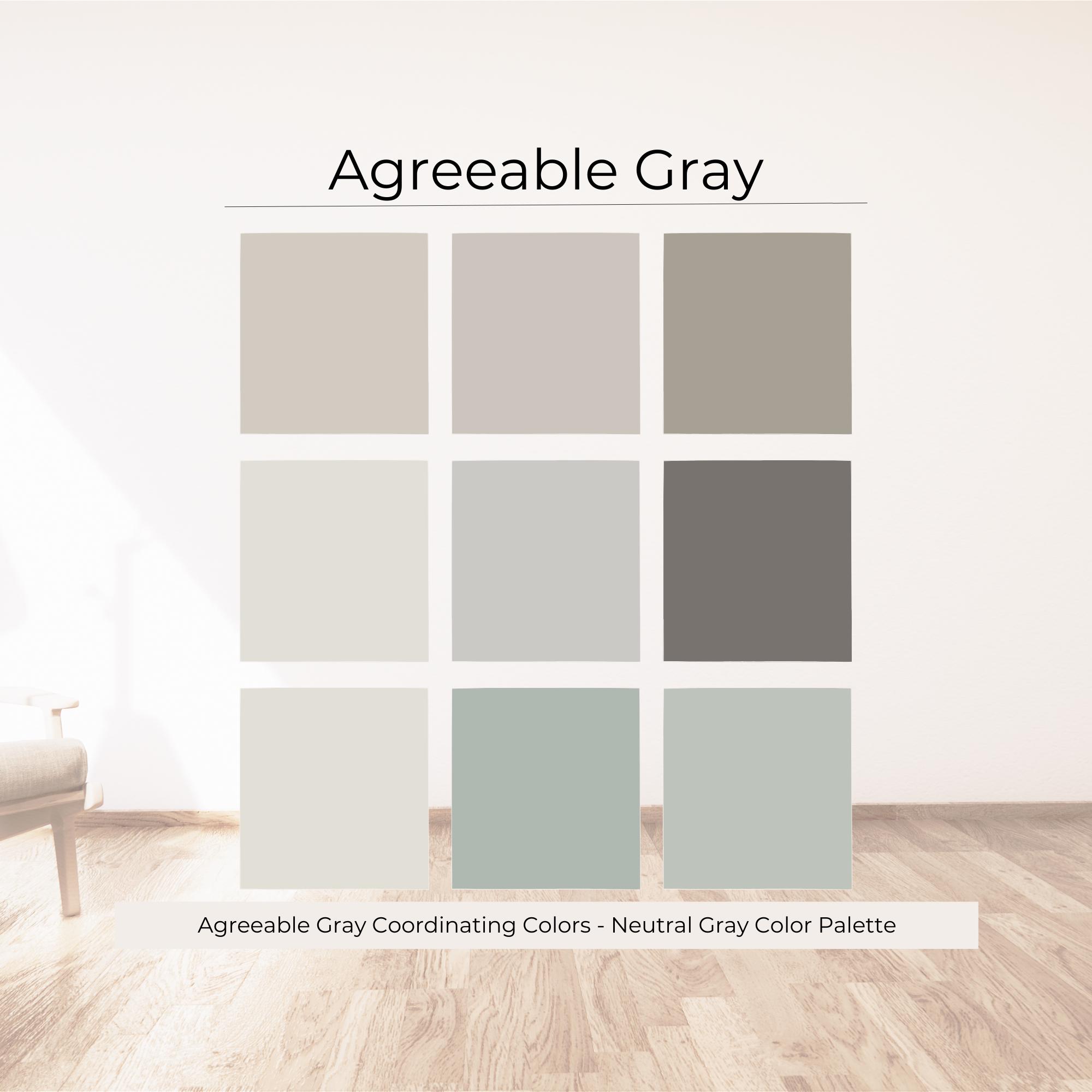 Sherwin Williams Agreeable Gray, Neutral Gray Paint Colors, Whole House ...