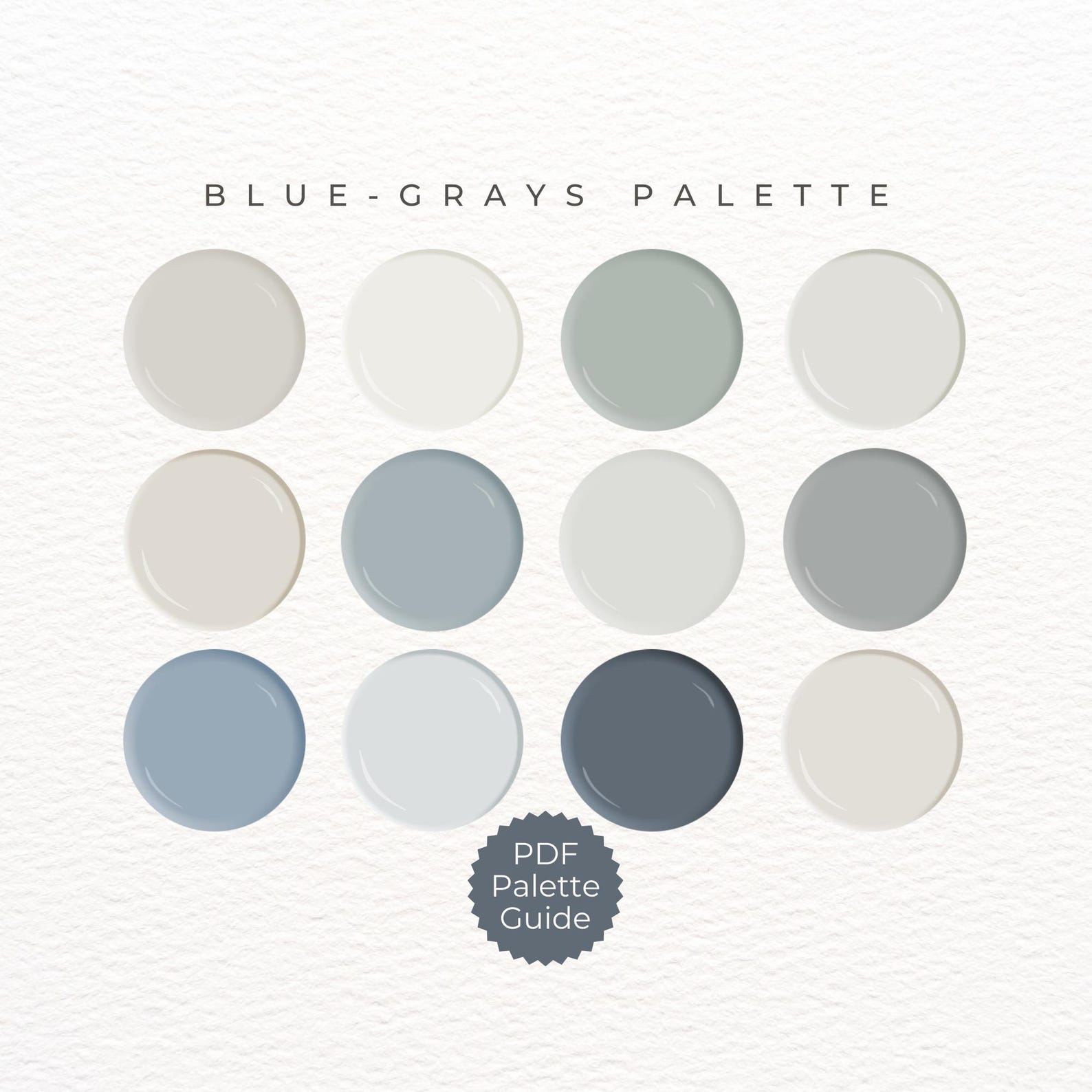 Blue Gray Paint Colors, Sherwin Williams Color Palette Blue, Whole ...