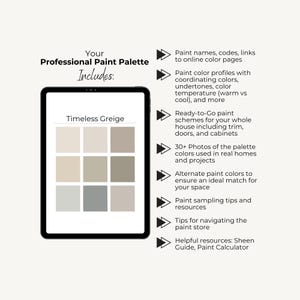 Sherwin Williams Greige Color Palette, Timeless Paint Colors, Warm ...