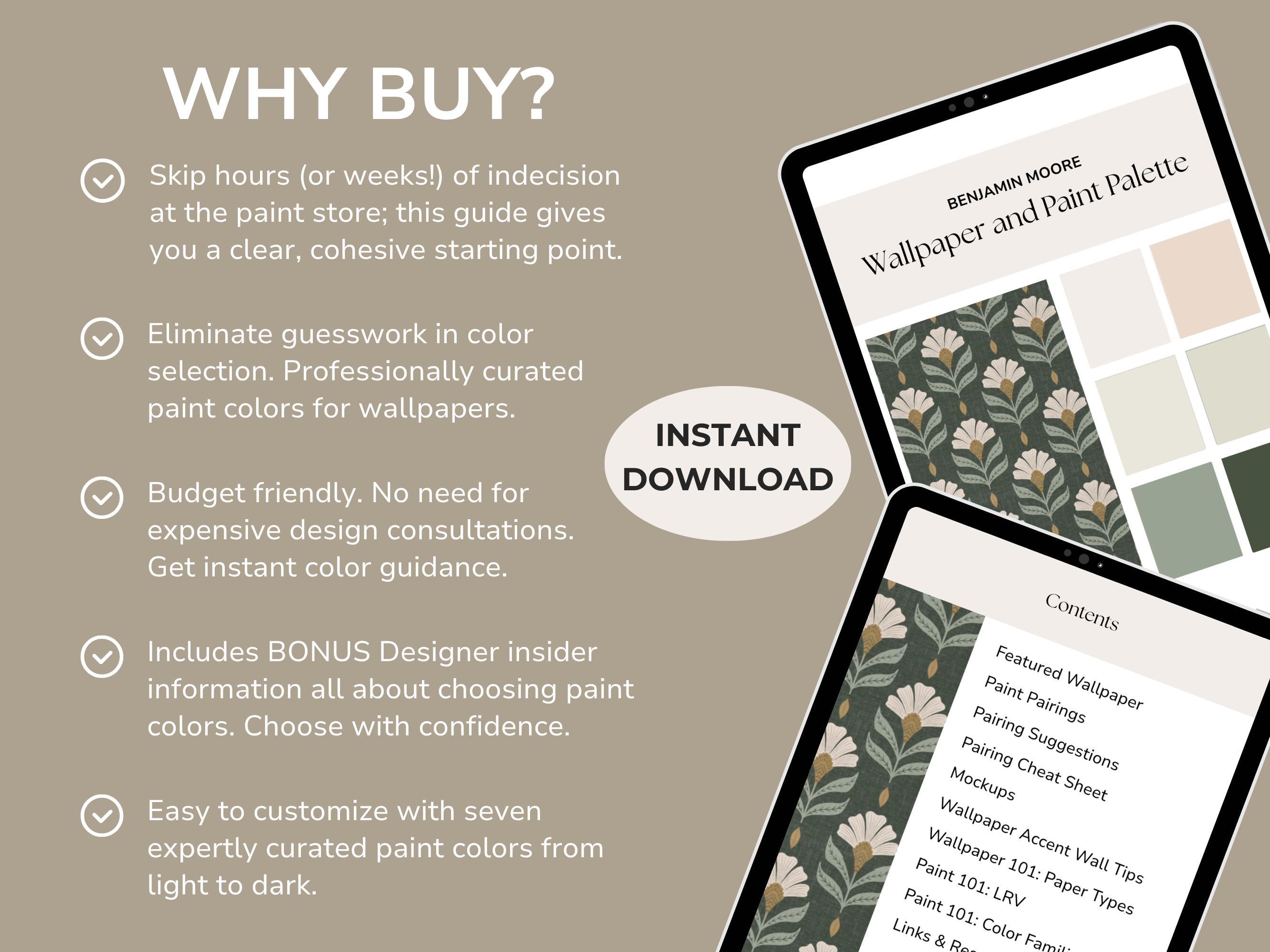 Wallpaper and Paint Colors Combo, Wallpaper Paint Packages, Paint and ...