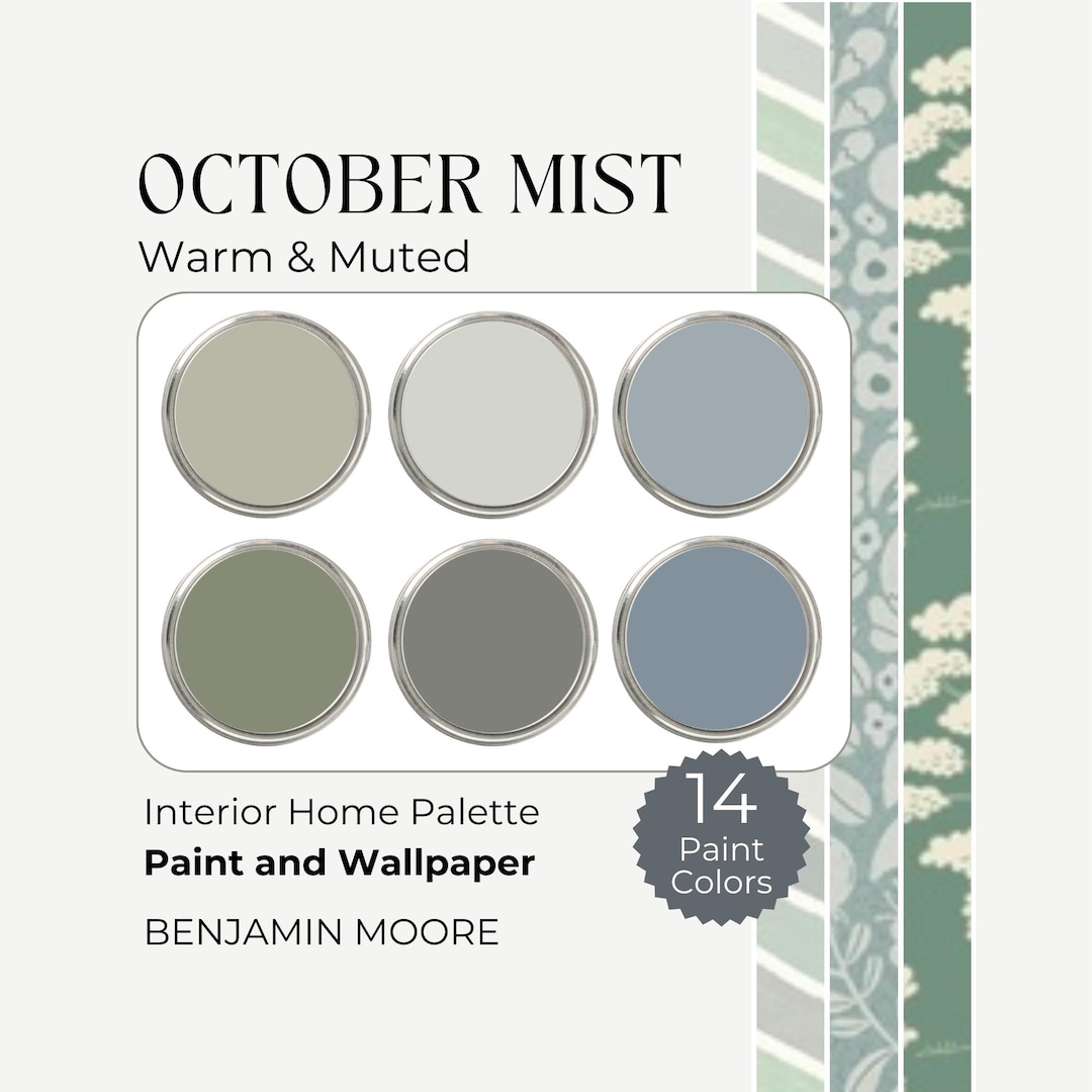 October Mist Benjamin Moore, Warm Paint Colors Interior, Wallpaper ...