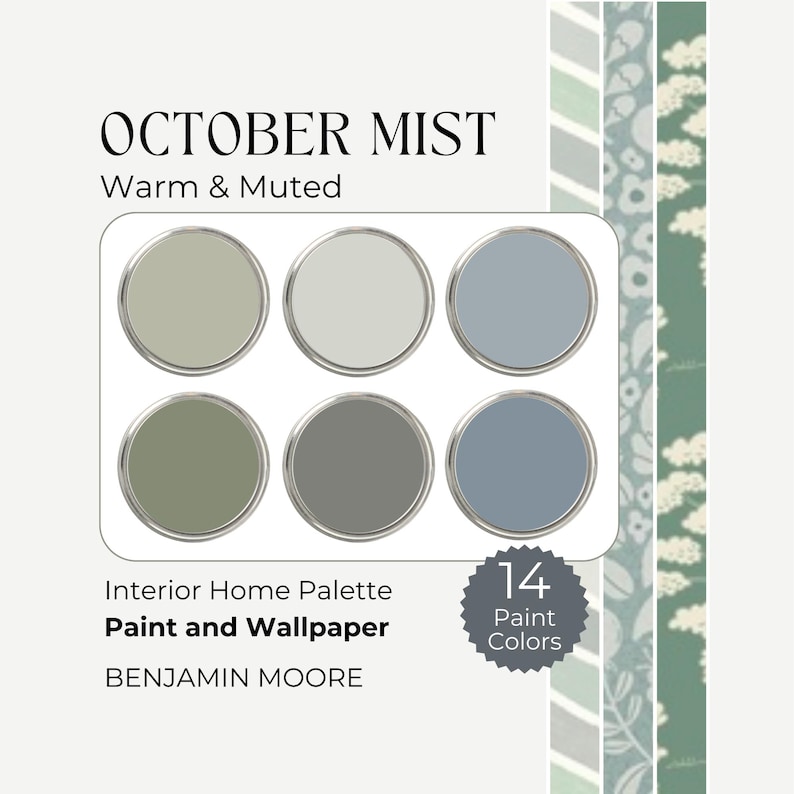 October Mist Benjamin Moore, Warm Paint Colors Interior, Wallpaper ...