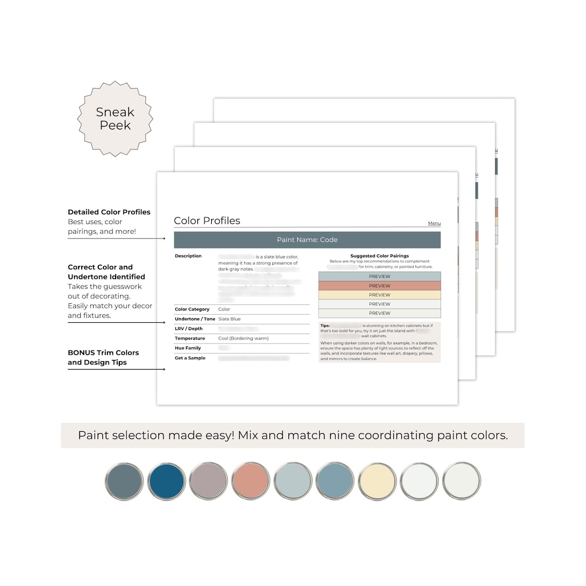 Nantucket Paint Colors, Benjamin Moore Coastal Interior Paint Palette ...