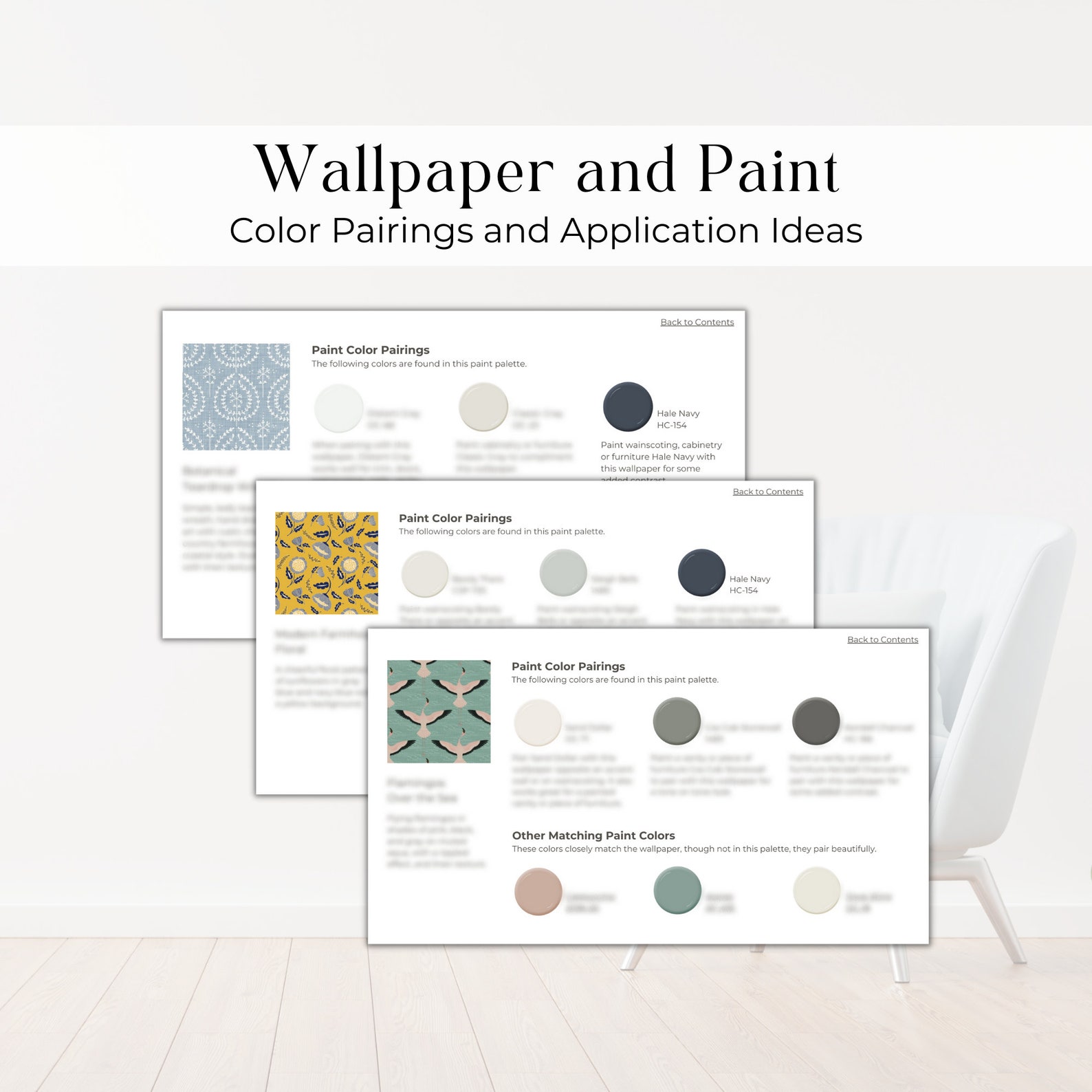 Hale Navy Color Palette | Modern Farmhouse Paint Colors | Whole House ...